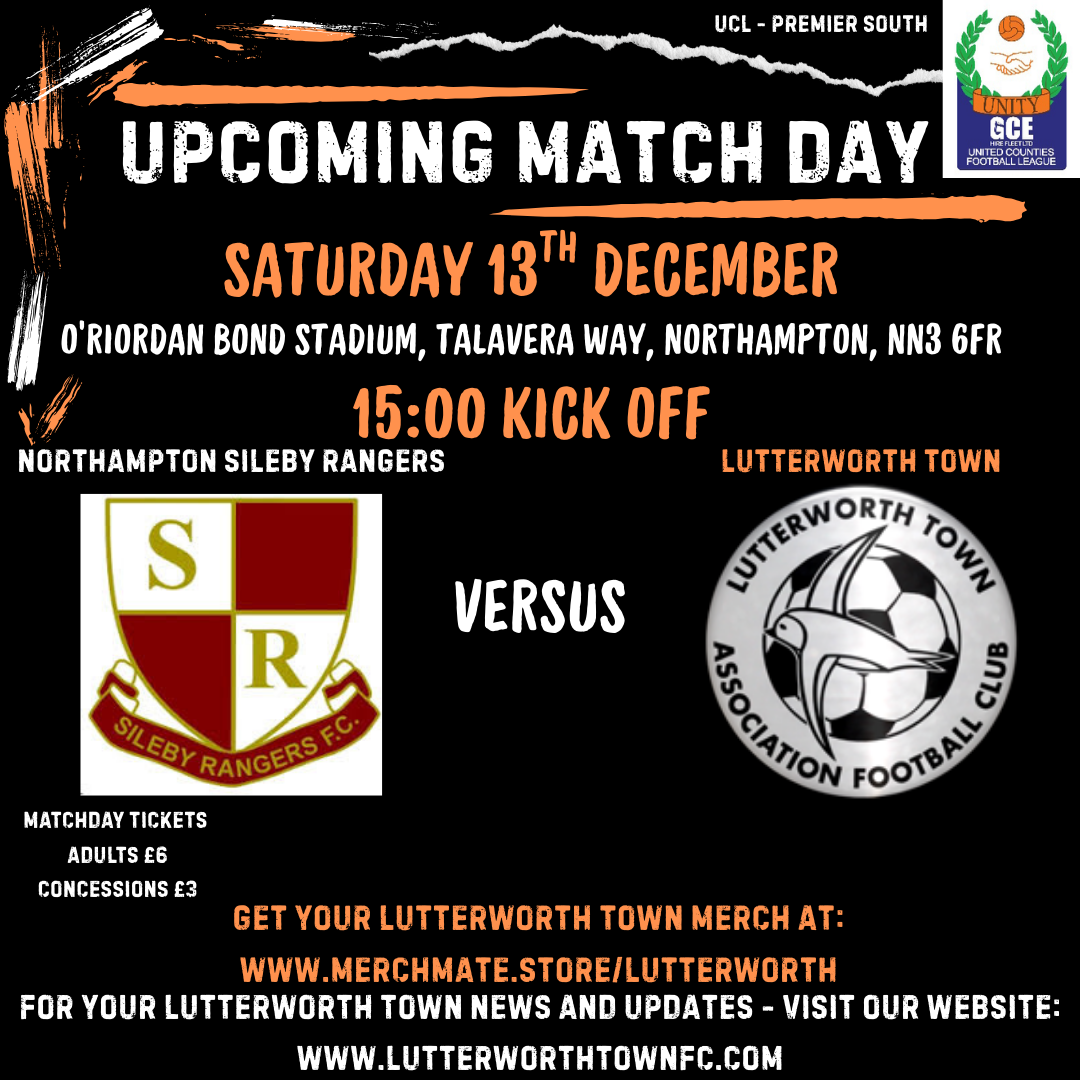 Lutterworth Town AFC - The Official Home Of The Swifts First Team